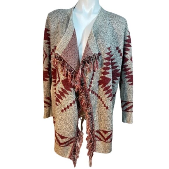 Double Zero | Sweaters | Double Zero Aztec Waterfall Tribal ...